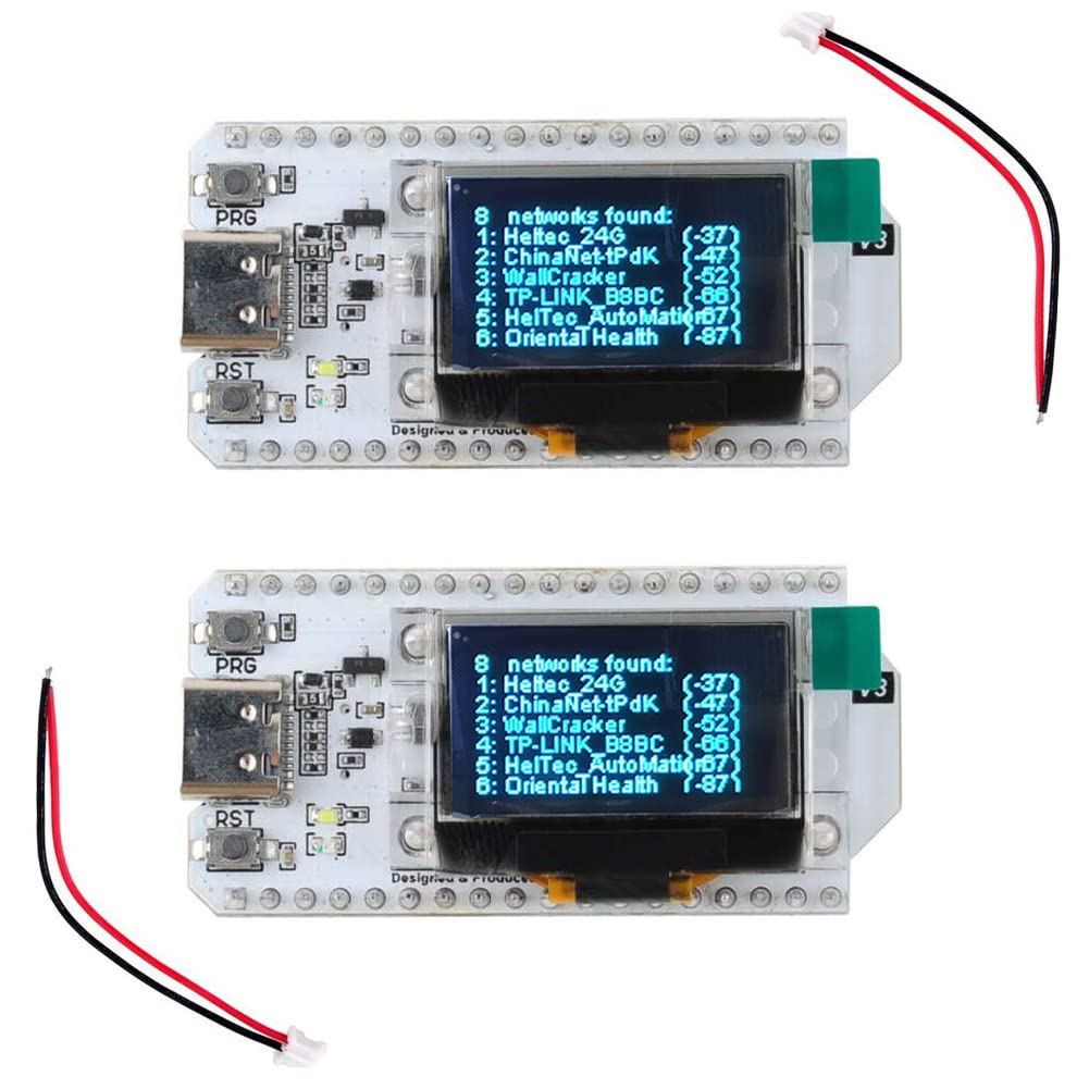 DIYmalls ESP32 OLED 0.96" WiFi Kit 32 V3 Development Board Type-C for ...