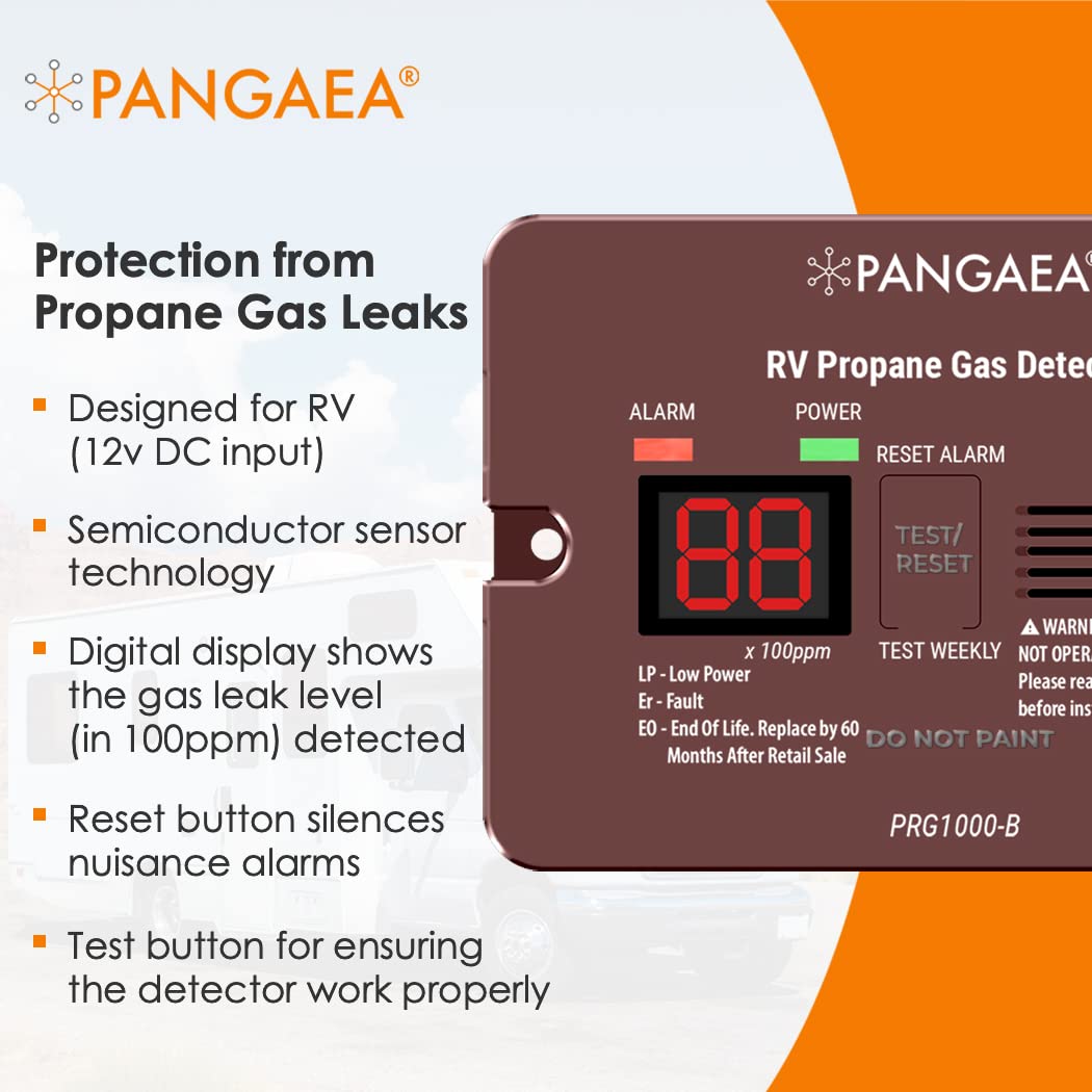 Snapklik.com : PANGAEA Digital RV Propane Gas Detector
