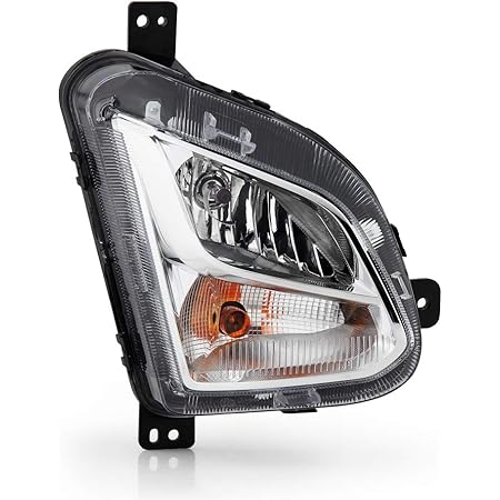 Amazon.com: Dasbecan Front Fog Lights Assembly w/ Bulbs Compatible With ...