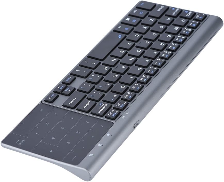 Amazon.com: Bastron Wired Glass Touch Smart Keyboard with Intergrated ...