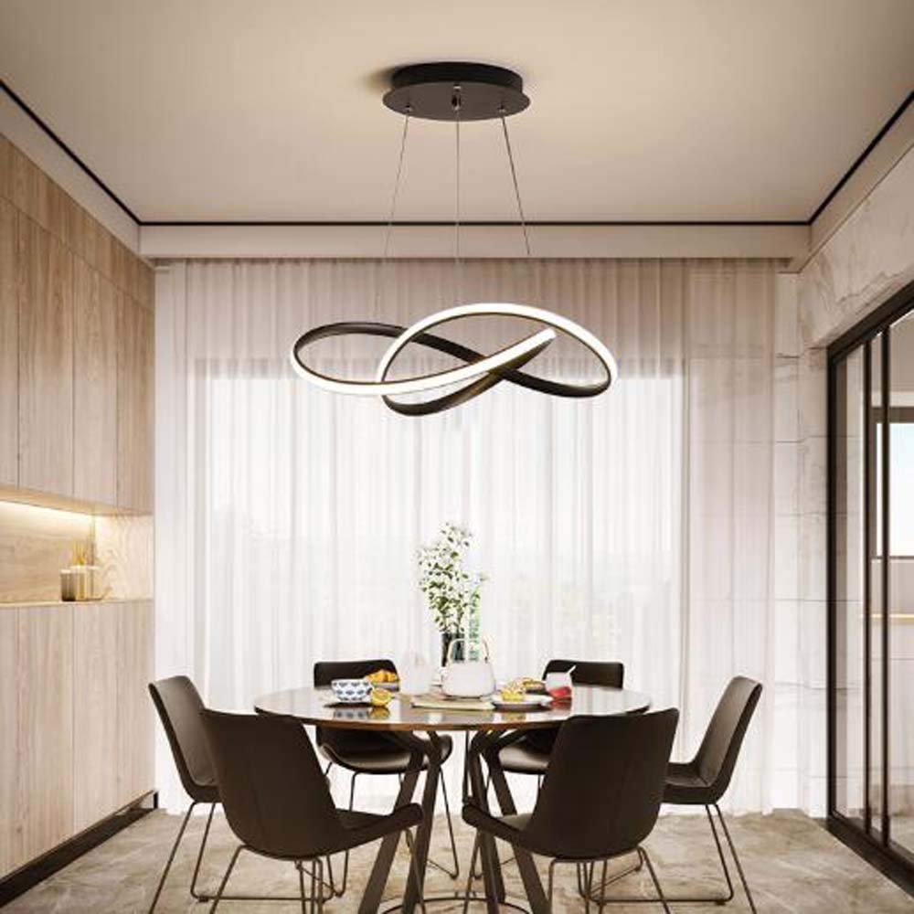 Simple Dining Room Lighting HDC Adjustable Linear Hanging Pendant