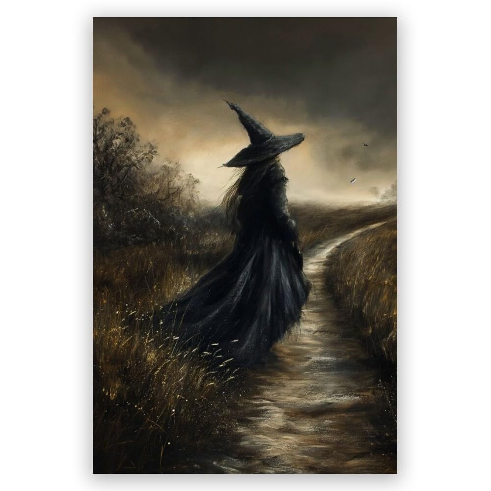 Amazon.com: Mystic Gothic Wall Art Nature Witch Art Print dark academia ...