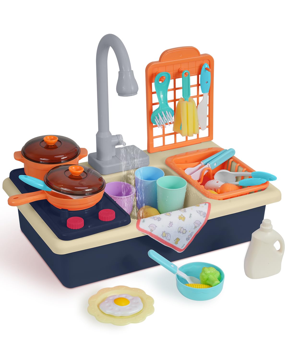 Snapklik.com : Babytronic Pretend Play Kitchen Sink Toy, Real Running ...