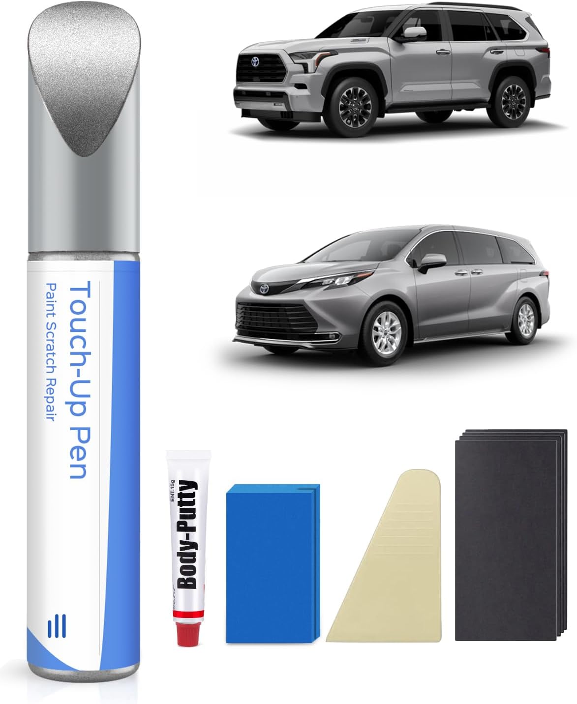 Amazon.com: PARTS4EV Silver Sky Metallic(1D6) Touch Up Paint Repair Kit ...