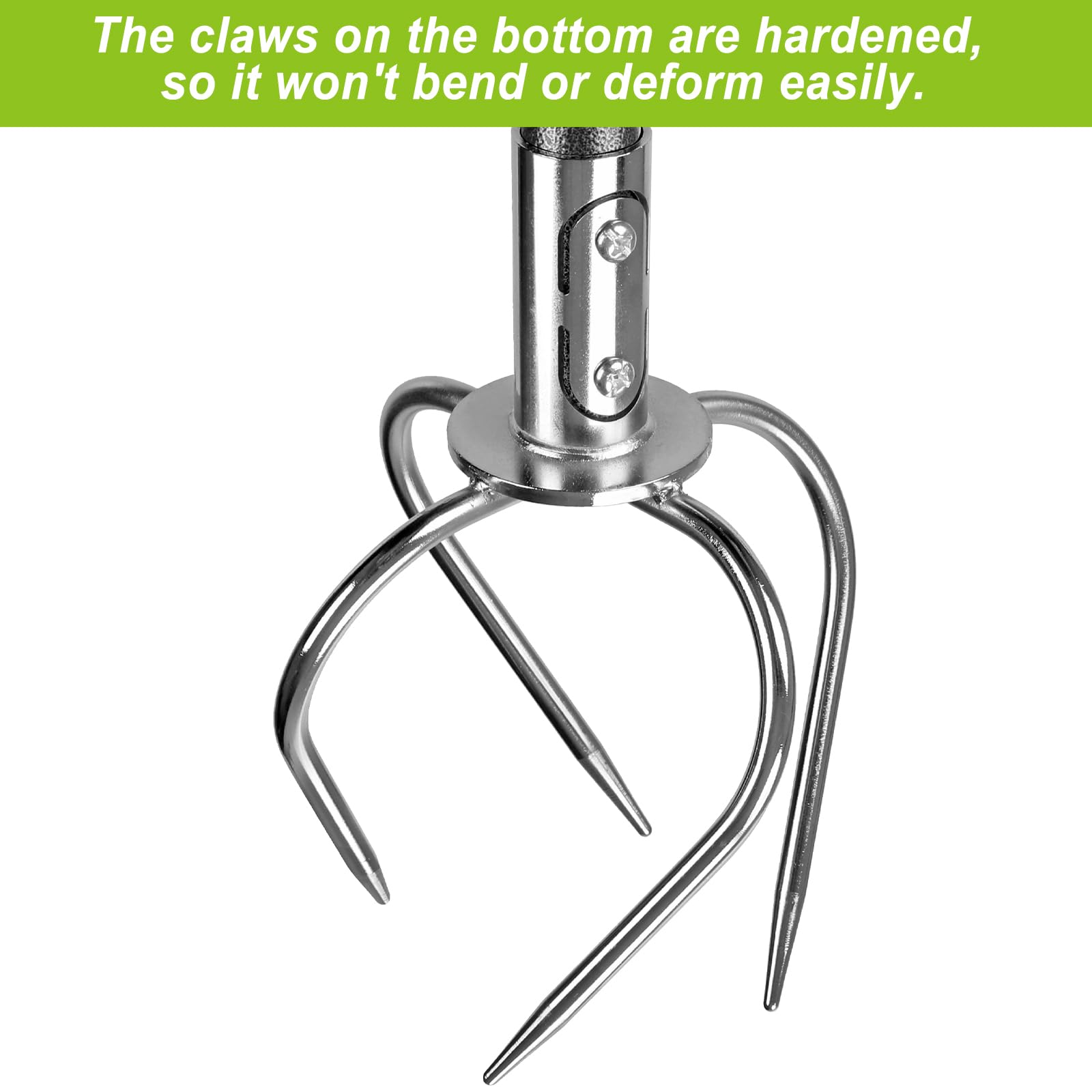 Snapklik.com : Manual Twist Tiller, All-Steel Garden Claw Cultivator W ...