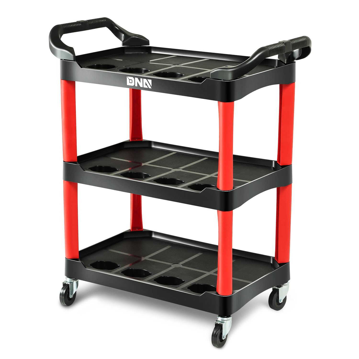 Amazon.com: DNA MOTORING 3 Tier Detailing Cart, Rolling Utility ...