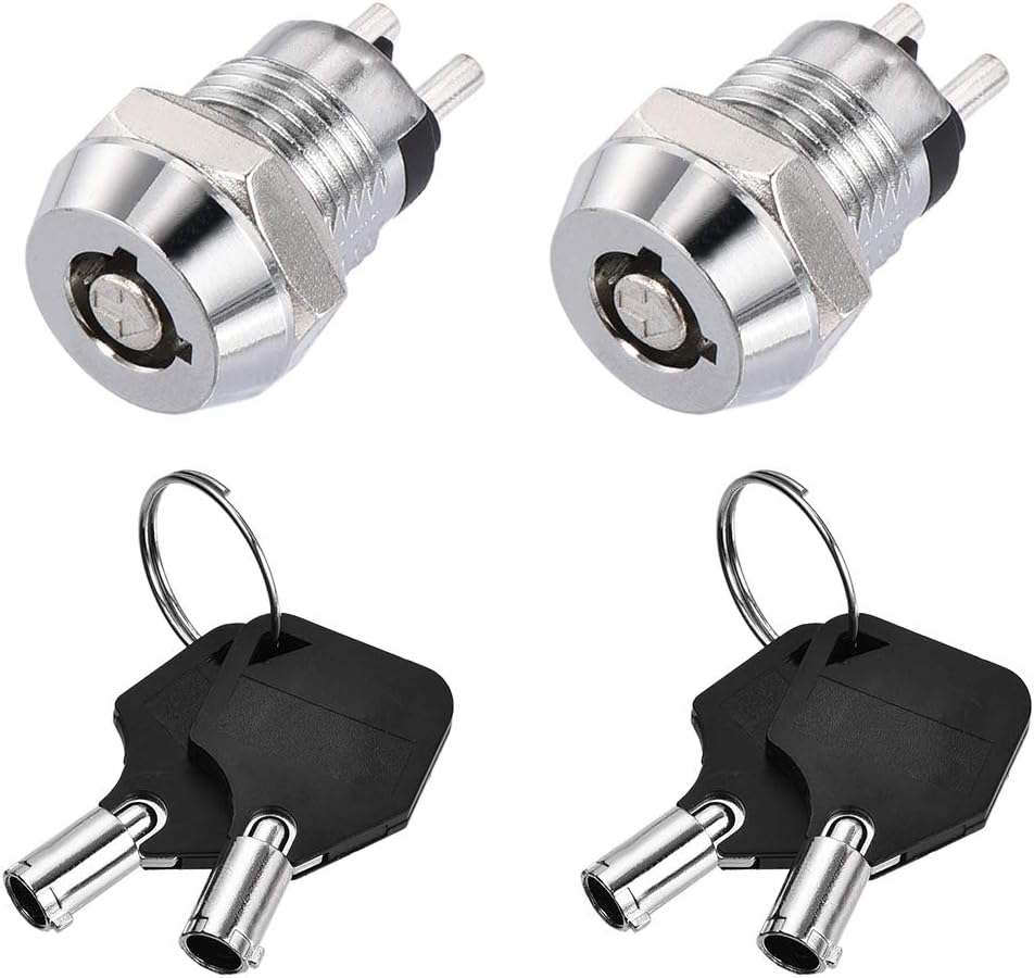 Amazon.com: Philmore 5/8" On/Off Key Switch Lock SPST Key Removable On ...