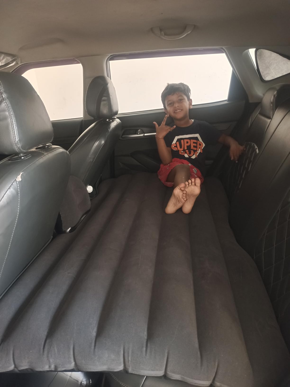 Premium Car Inflatable Bed with Pump & 2 Air Pillow|Quick Inflatable ...