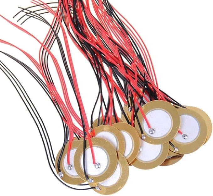 Amazon.com - Shinycome 15Pcs Piezo Disc Guitar Piezo with Wire Pickup Transducer Microphone ...