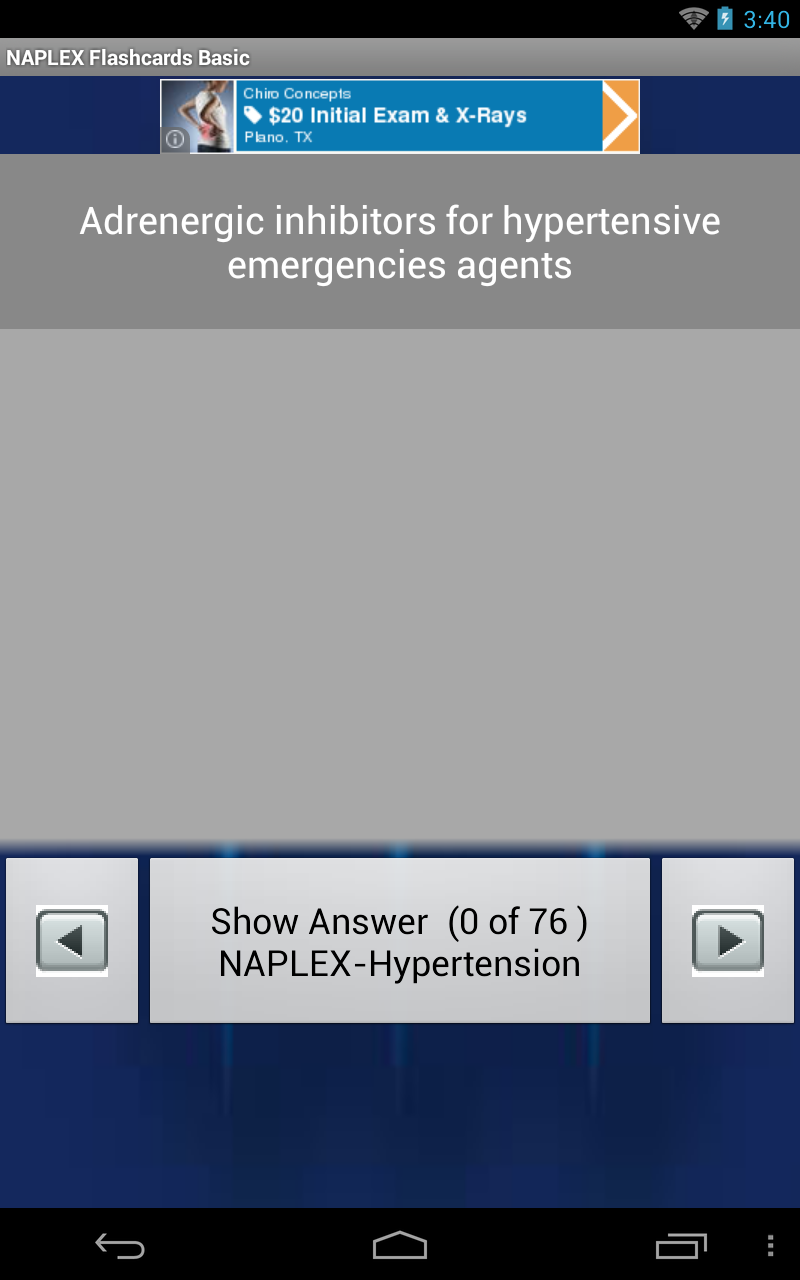 NAPLEX Flashcards Basic - App on Amazon Appstore