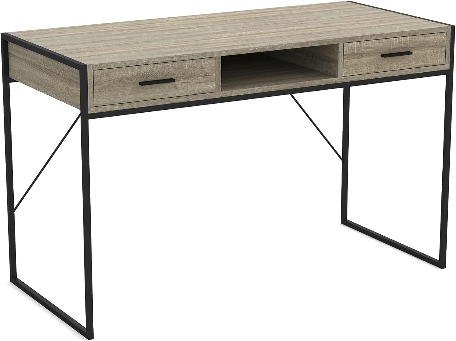 Amazon.com: Safdie & Co. Writing Computer Table/Gaming Office Desk Grey ...