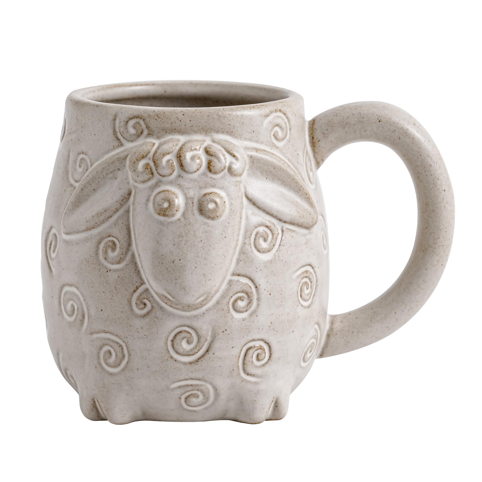 Amazon.com: INKRICH Sheep Ceramic Cup (22 Ounce), Sheep Mug Large ...