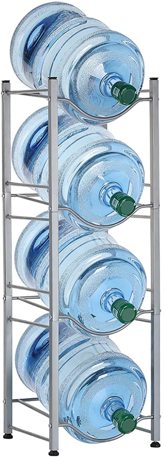 Buy SKY-TOUCH Water Cooler Jug Rack, 4-Tier Water Bottle Storage Rack ...