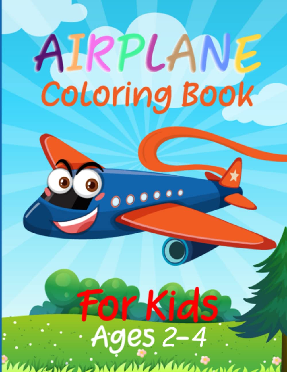 Buy Airplane Coloring Book For Kids Ages 2-4: A Beautiful Plane ...