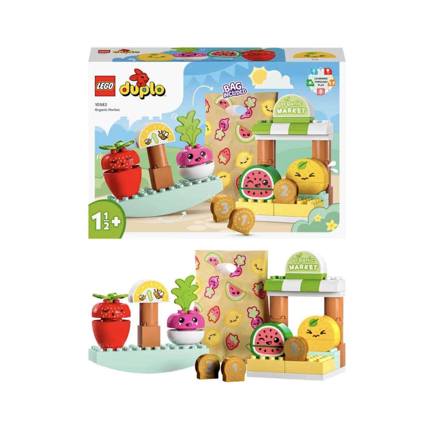 LEGO Duplo My First Organic Market 10983 Building Toy Set (40 Pieces ...