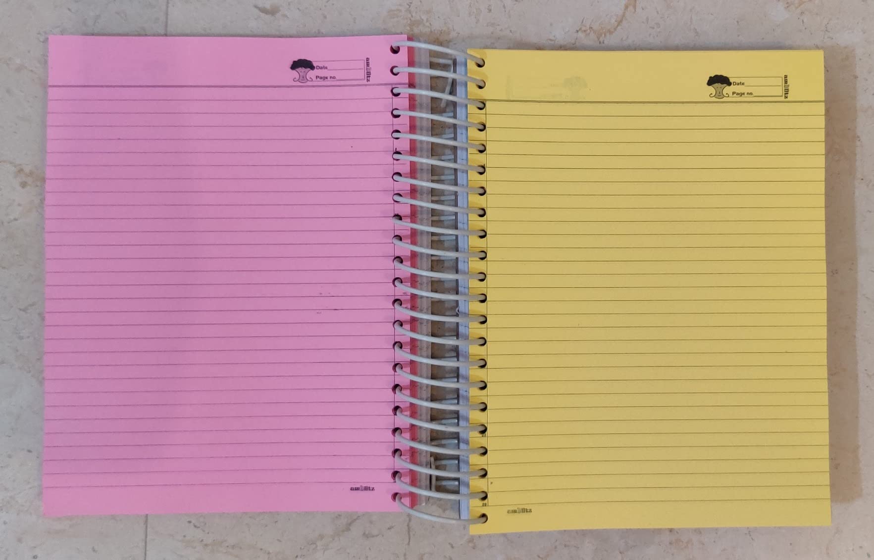 amblitz Mega 1000 Pages Spiral Notebook, 6 Subjects, 70 GSM, 22 * 28.5 ...