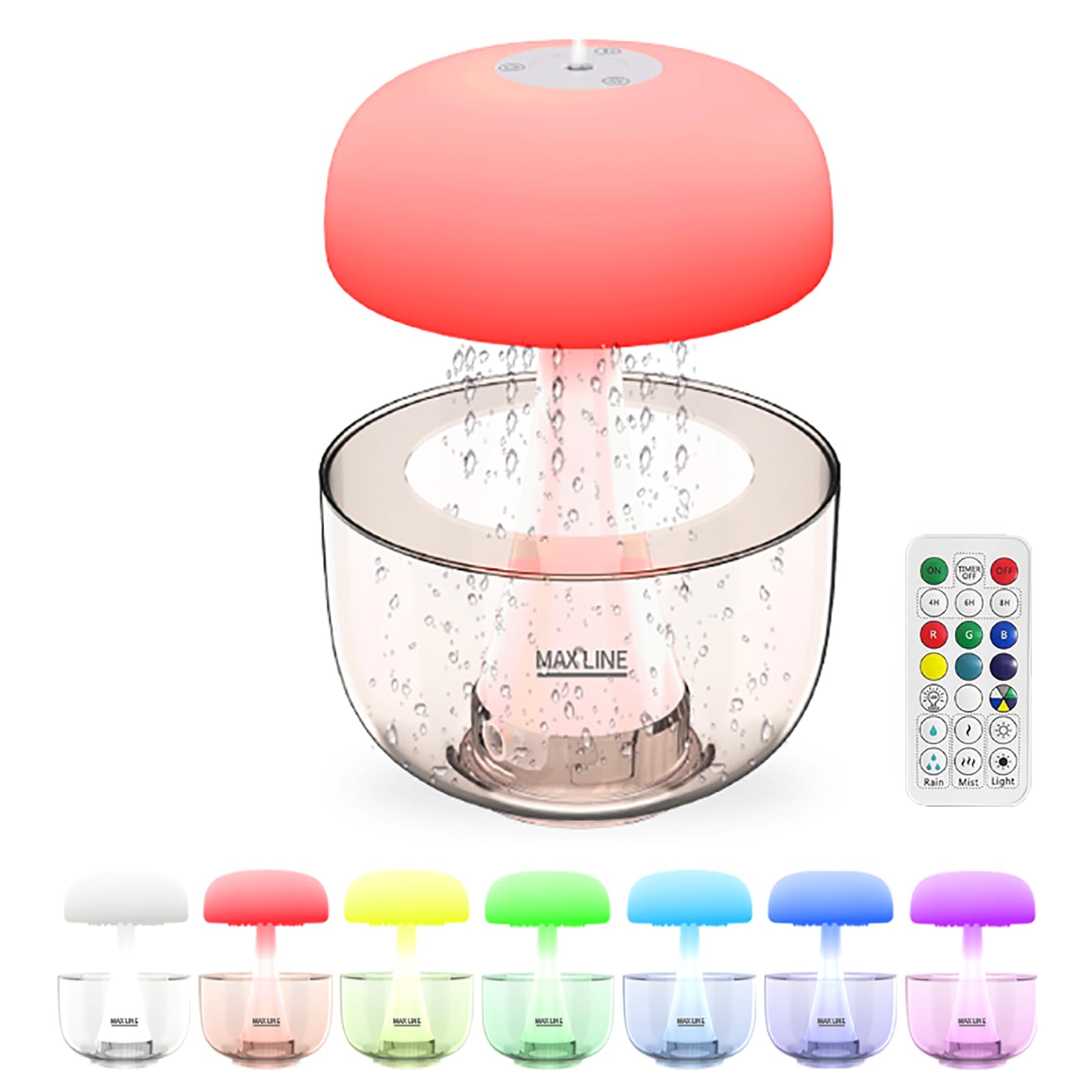 Rain Cloud Humidifier Diffuser for Bedroom,Cloud Diffuser with 7 ...