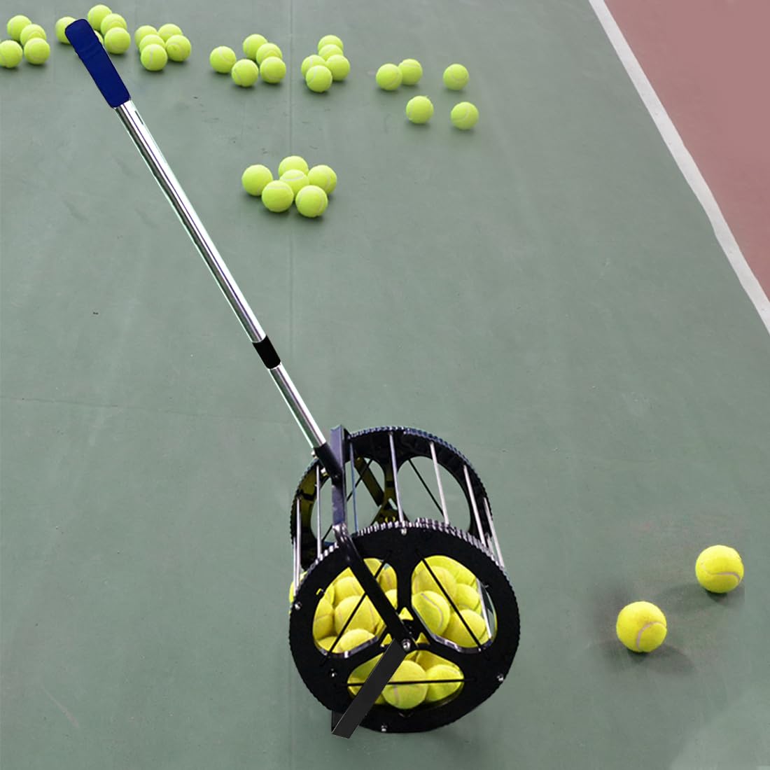 Snapklik.com : Tennis Ball Picker Platen Style Ball Retrievers ...