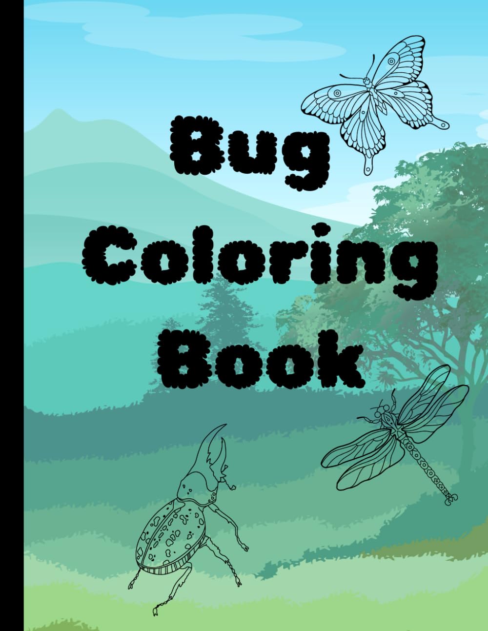 Amazon.com: Bug Coloring Book for children and adults with 20 large and ...