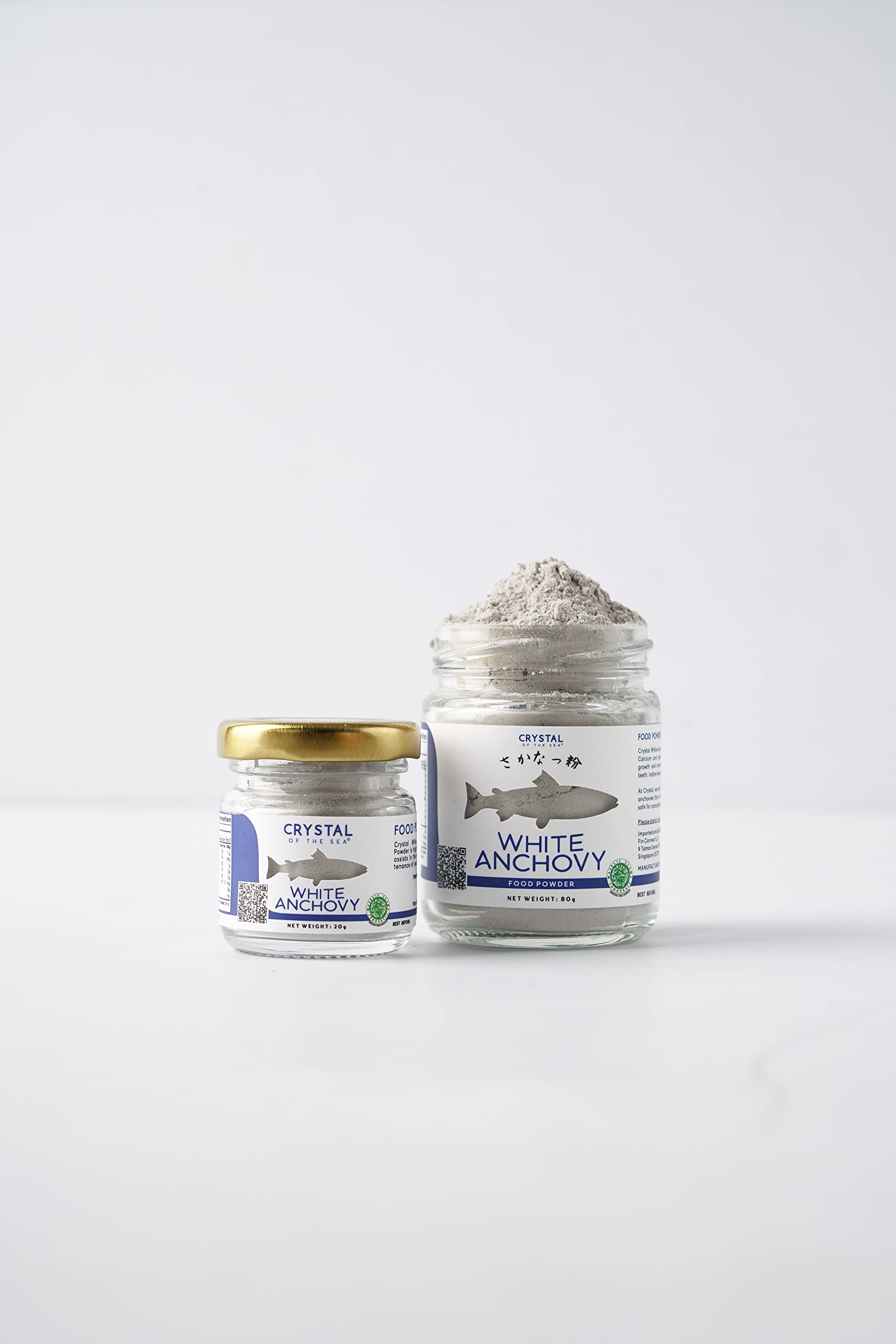 Amazon.com : Crystal of the Sea White Anchovy Food Powder (20GR ...