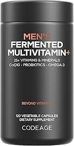 Amazon.com: Codeage Multivitamínico diario para hombres, más de 25 vitaminas y minerales ...