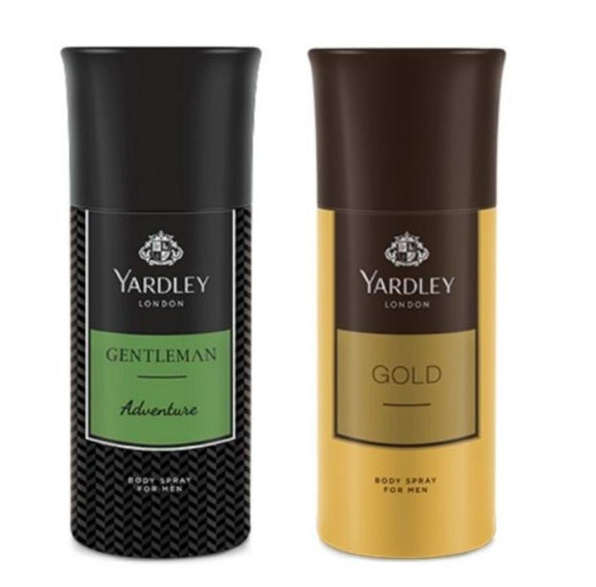 Buy Yardley London Deodorant Spray For Men Adventure And Gold Combo ...