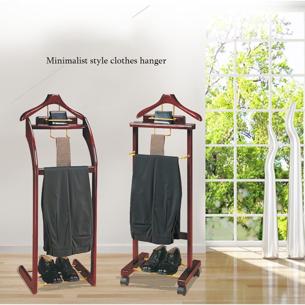 Clothes Organizer Valet Chair For Bedroom Or Office Wooden Valet Chair ...