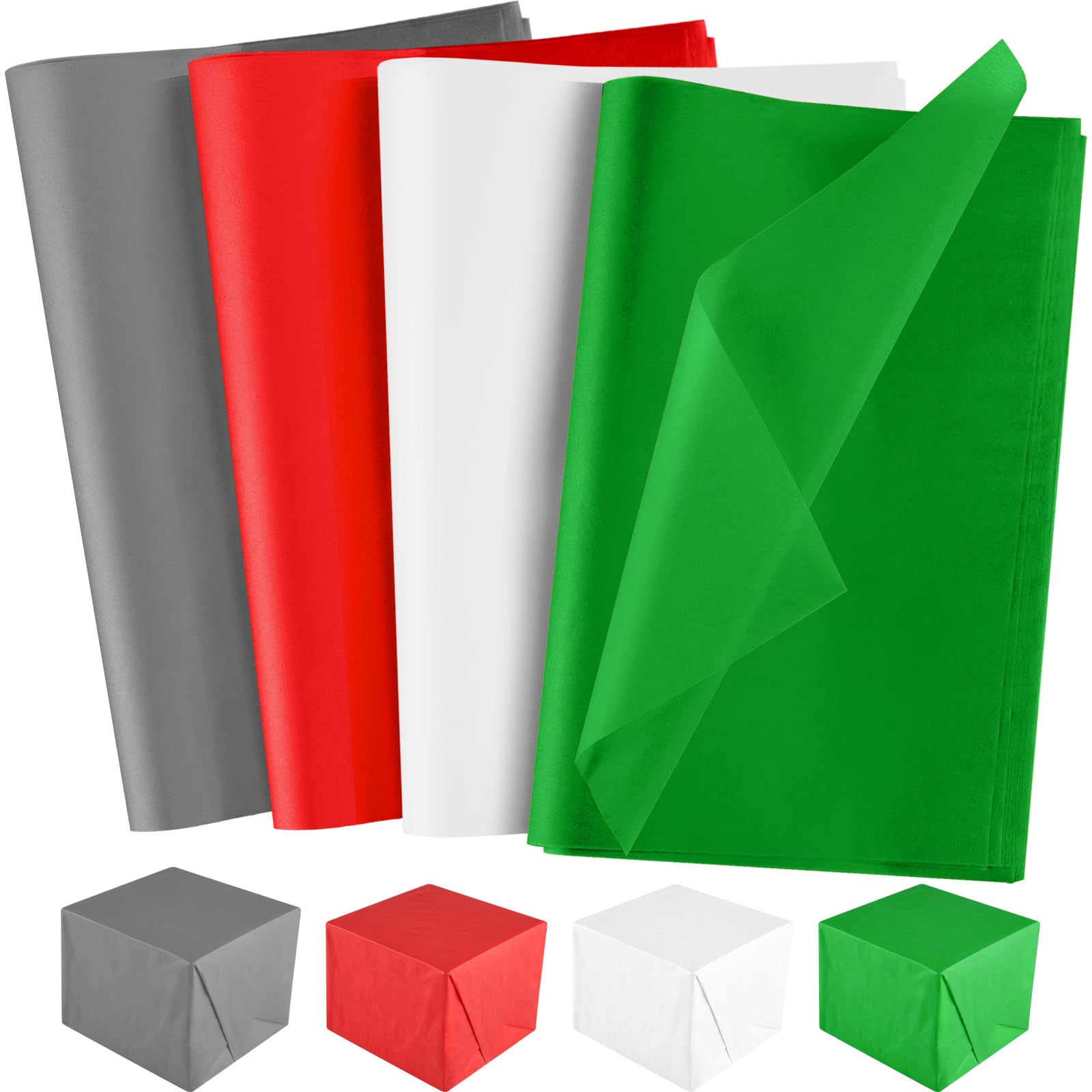 Snapklik.com : 72 Sheets Christmas Tissue Paper Assortment 14 X 20 Inch ...