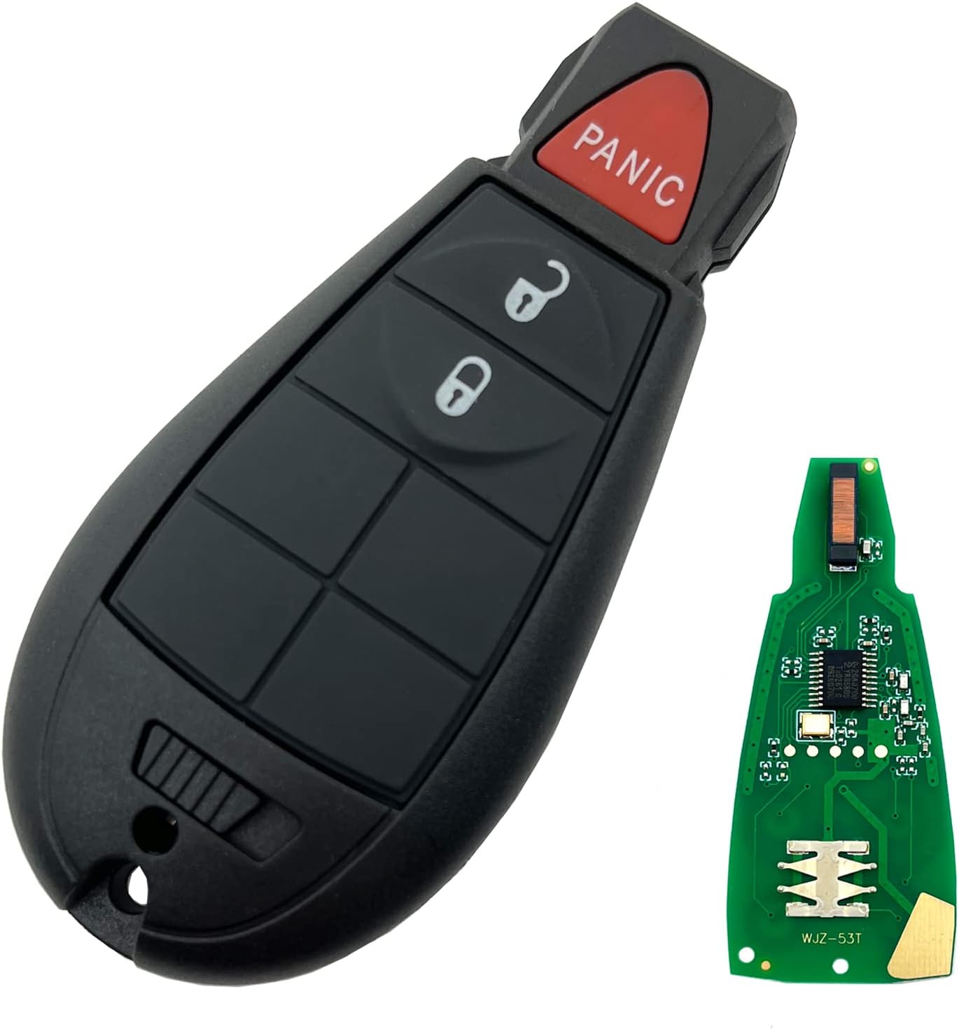 Amazon.com: 3 Buttons Keyless Remote Car Key Fob Fit for Dodge Ram 1500 ...