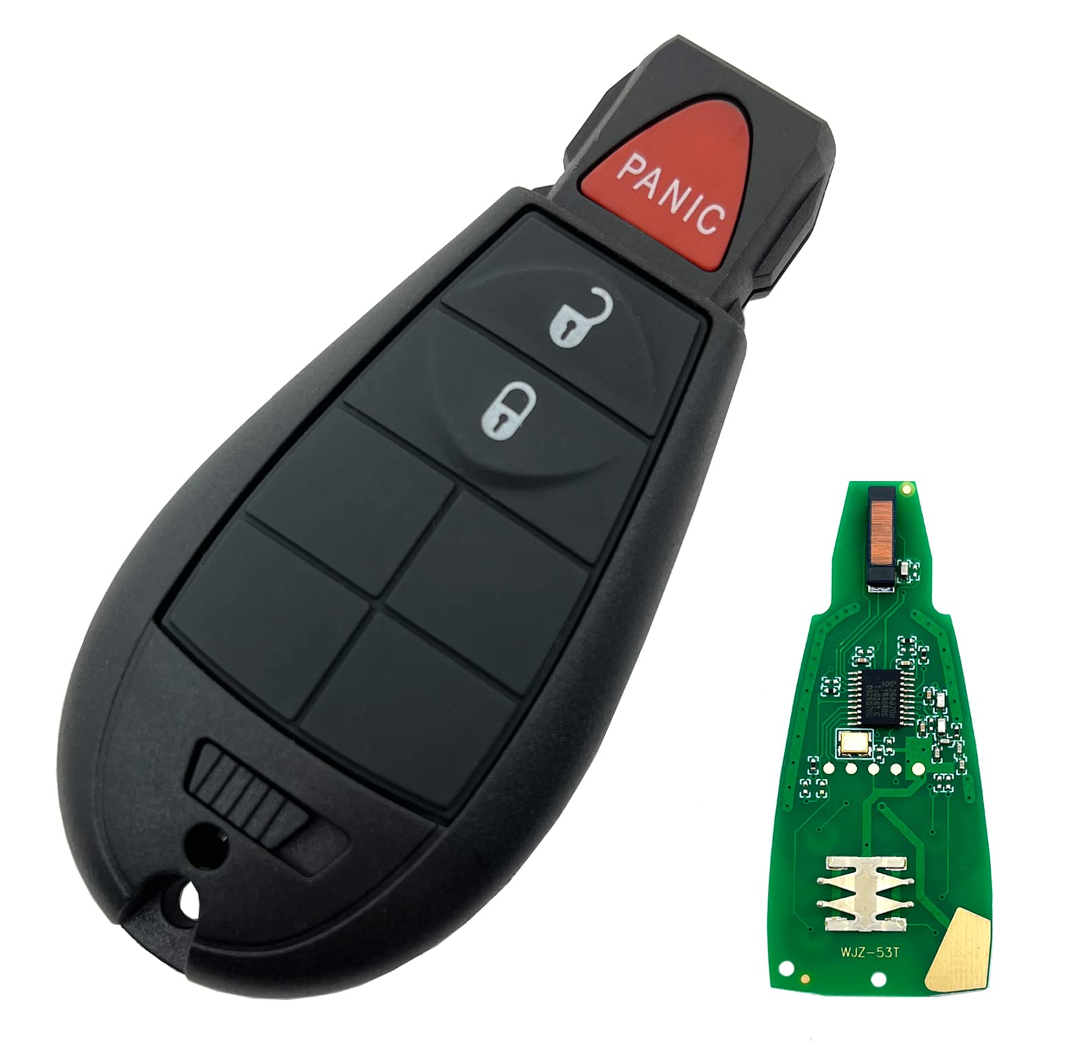 Amazon.com: 3 Buttons Keyless Remote Car Key Fob Fit for Dodge Ram 1500 ...