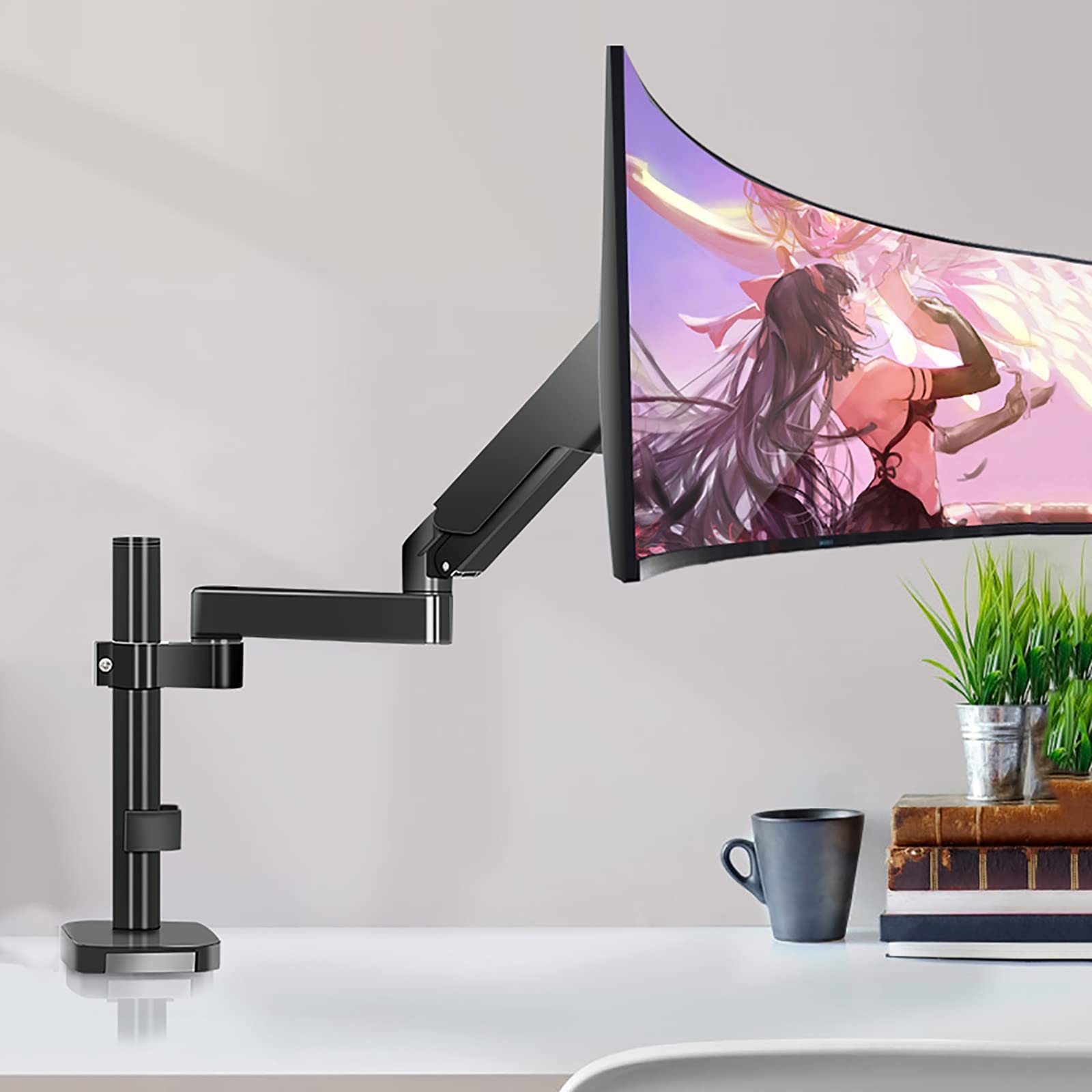 Buy Monitor Stand, Articulating Spring Monitor Arm, Monitor Bracket ...