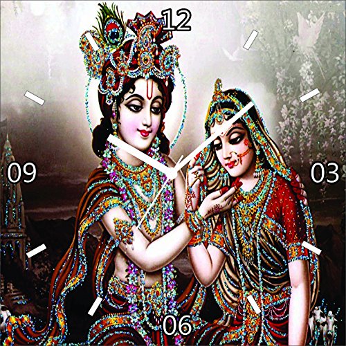 Buy Home & Kitchen Radha Krishna 2 Clock Online at Low Prices in India ...