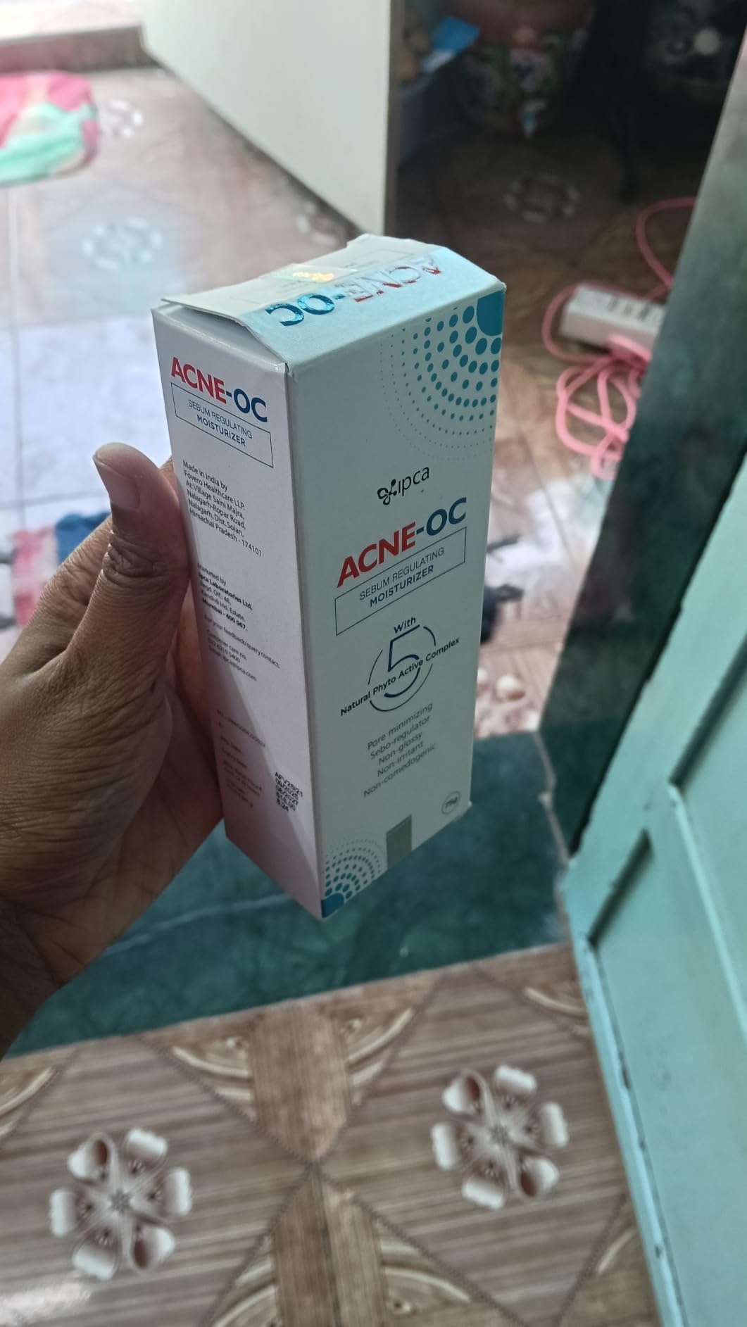 ACNE-OC Moisturiser for Oily & Acne-Prone Skin - 75g Sebum Regulating ...
