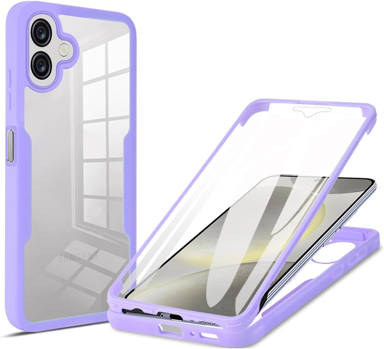 YUEQIAN Coque pour Samsung Galaxy A07 4G, Protection D'écran Intégrée ...