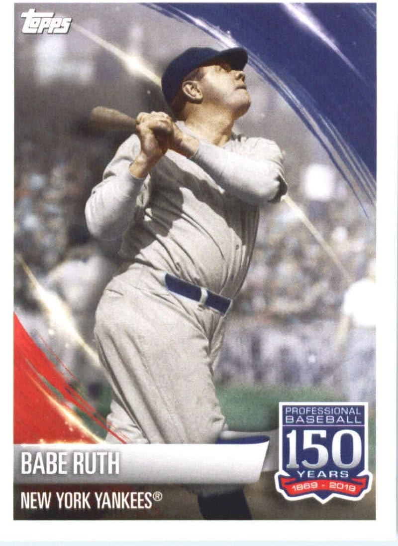 Amazon.com: 2019 Topps MLB Stickers Baseball #111 Babe Ruth/Harrison ...