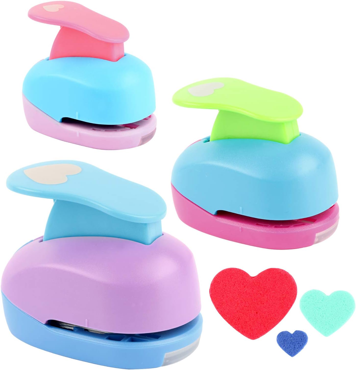 Vaessen Creative Stanzer Set - Motivstanzer - Herz - 3 Stück ...