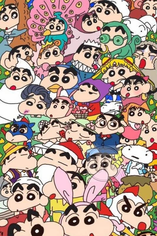 Posters Of Shinchan, With Double Sided Tape, Unframed, HD Print, Size ...