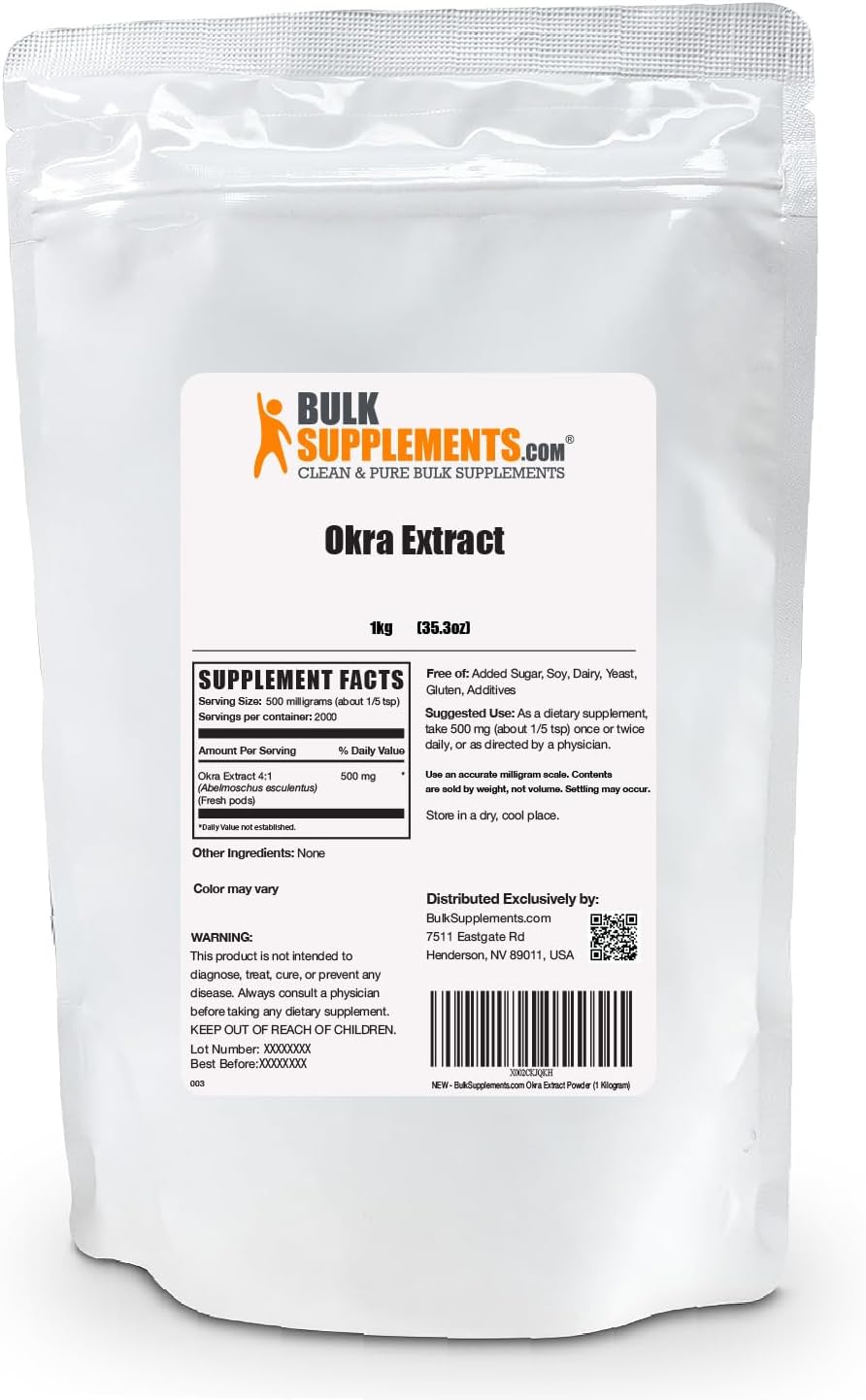 Amazon.com: PURE ORIGINAL INGREDIENTS Okra Extract (365 Capsules) No ...