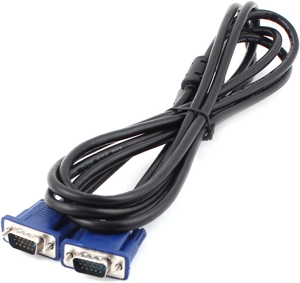 Amazon.com: uxcell VGA Male to Male Connector 15 Pin M/M Adapter Cable ...