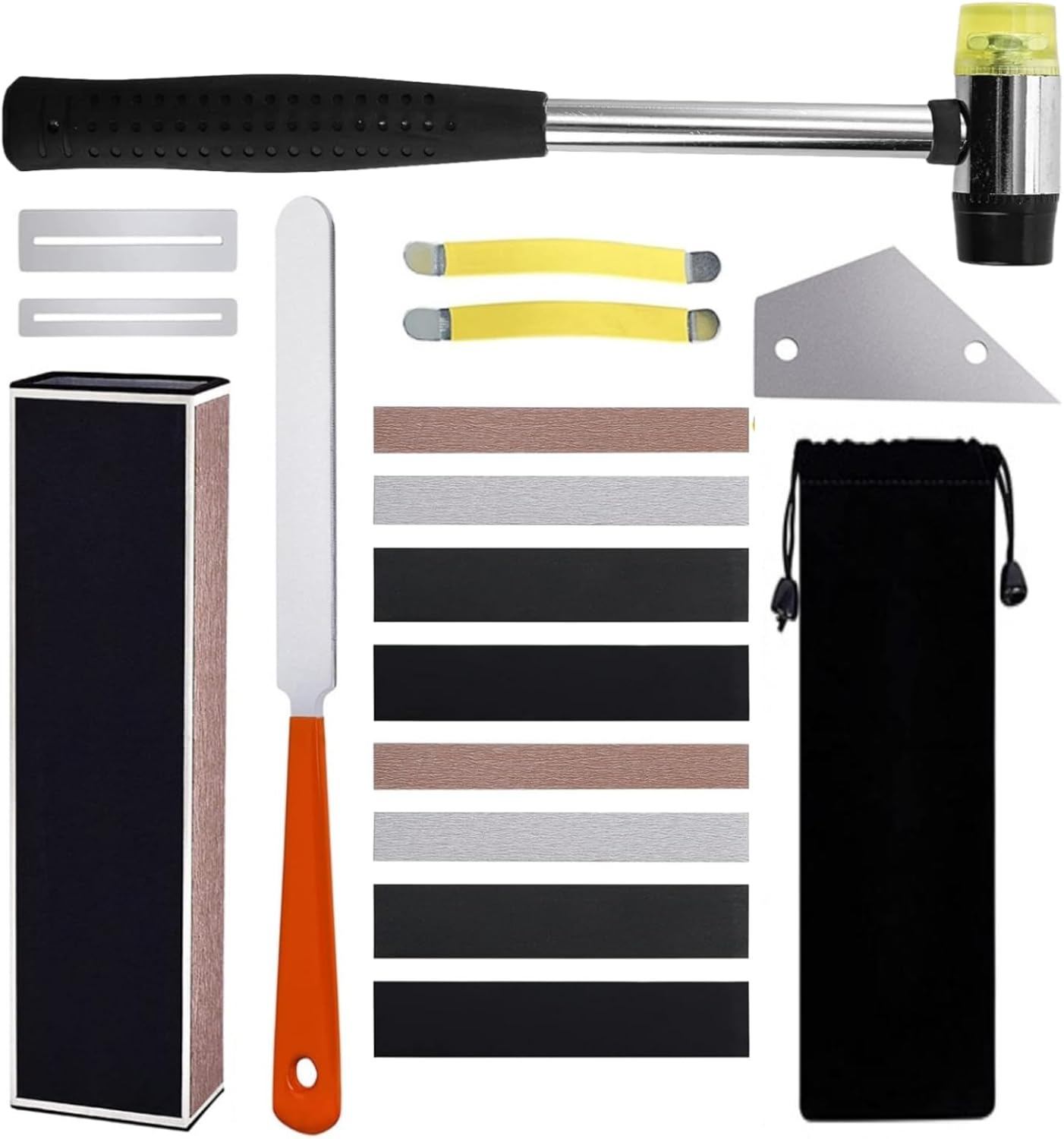 Amazon.com: 17Pcs Guitar Luthier Repair Tools Set, Include Fret ...