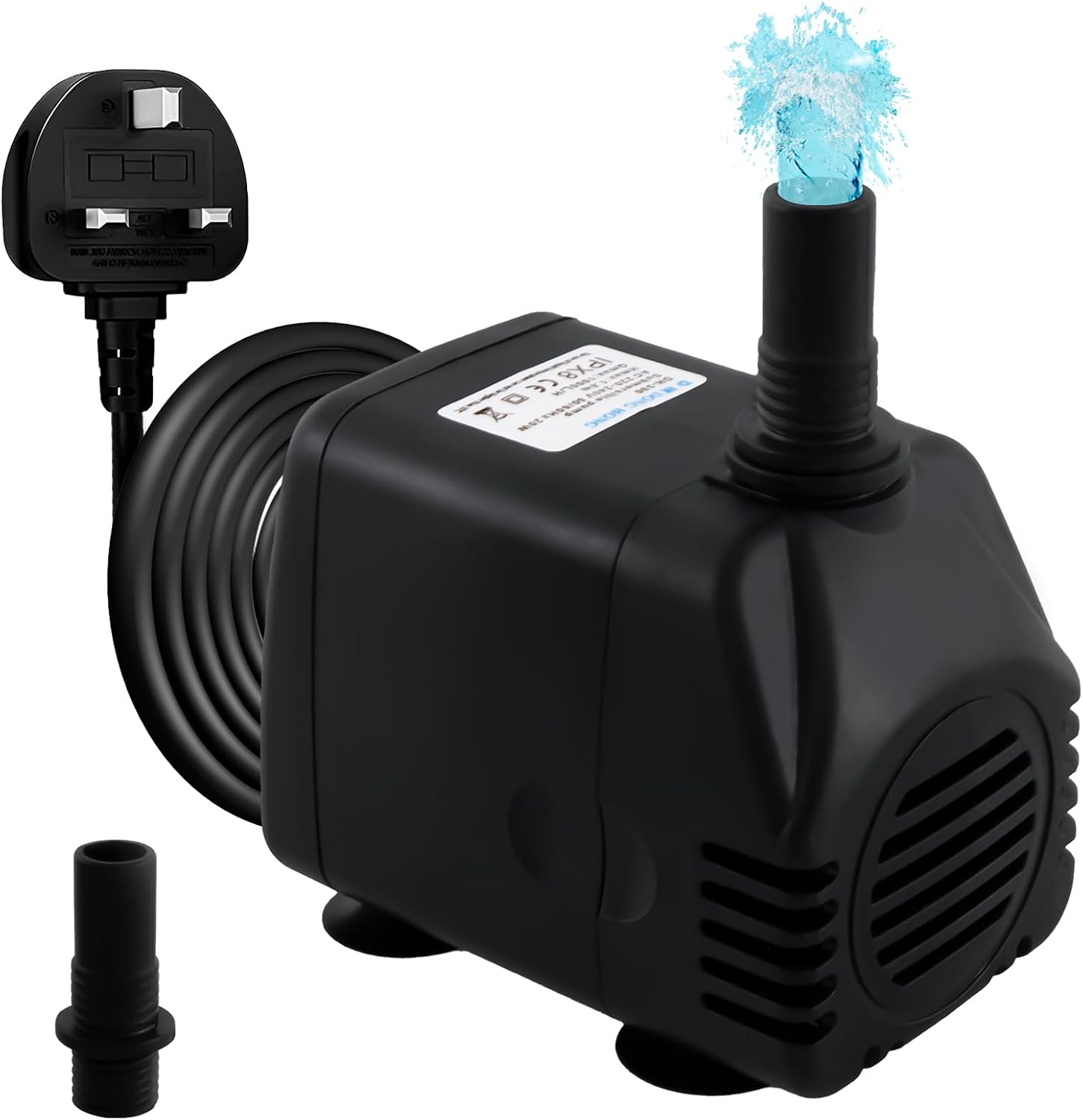 Awroutdoor Submersible Water Pump, Ultra Quiet Water Feature Pump(20W ...