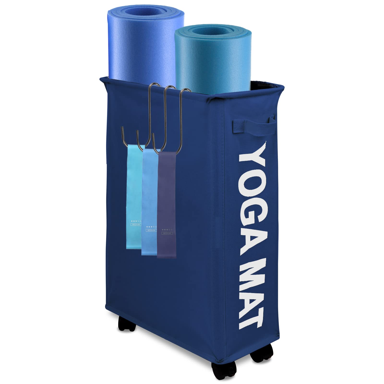 Alvade Yoga Mat Storage Basket, Yoga Mat Storage Racks Home Gym Storage ...