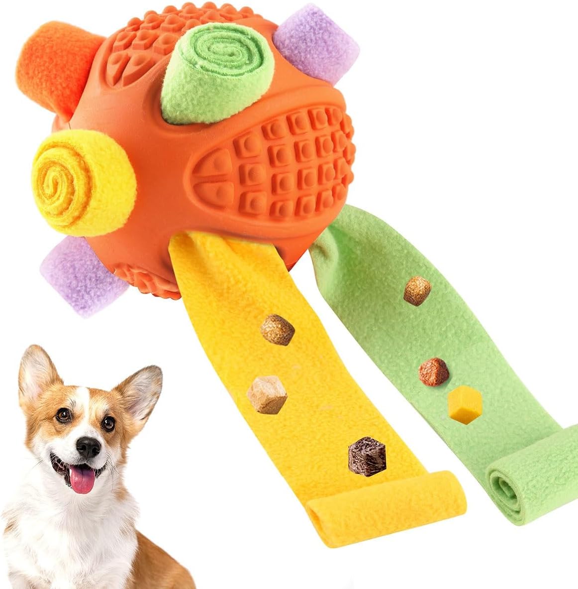 Amazon.com : Dog Snuffle Ball Puzzle Toys-Interactive Dog Toy Slow ...