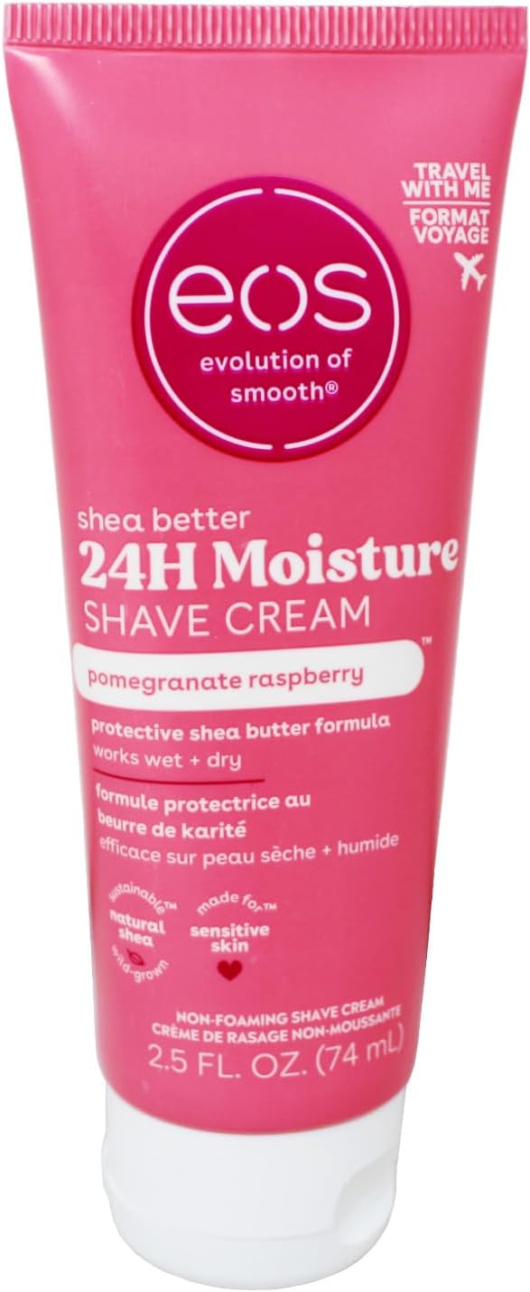 eos Shave Cream Pomegranate Raspberry, 2.5 Ounces Each (Value Pack of ...