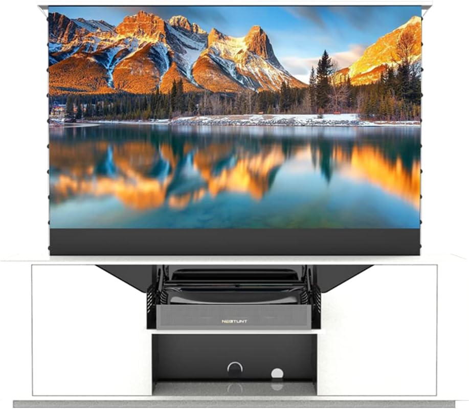 Amazon.com: NECTUNT UST Proyector con gabinete de TV integrado con ...