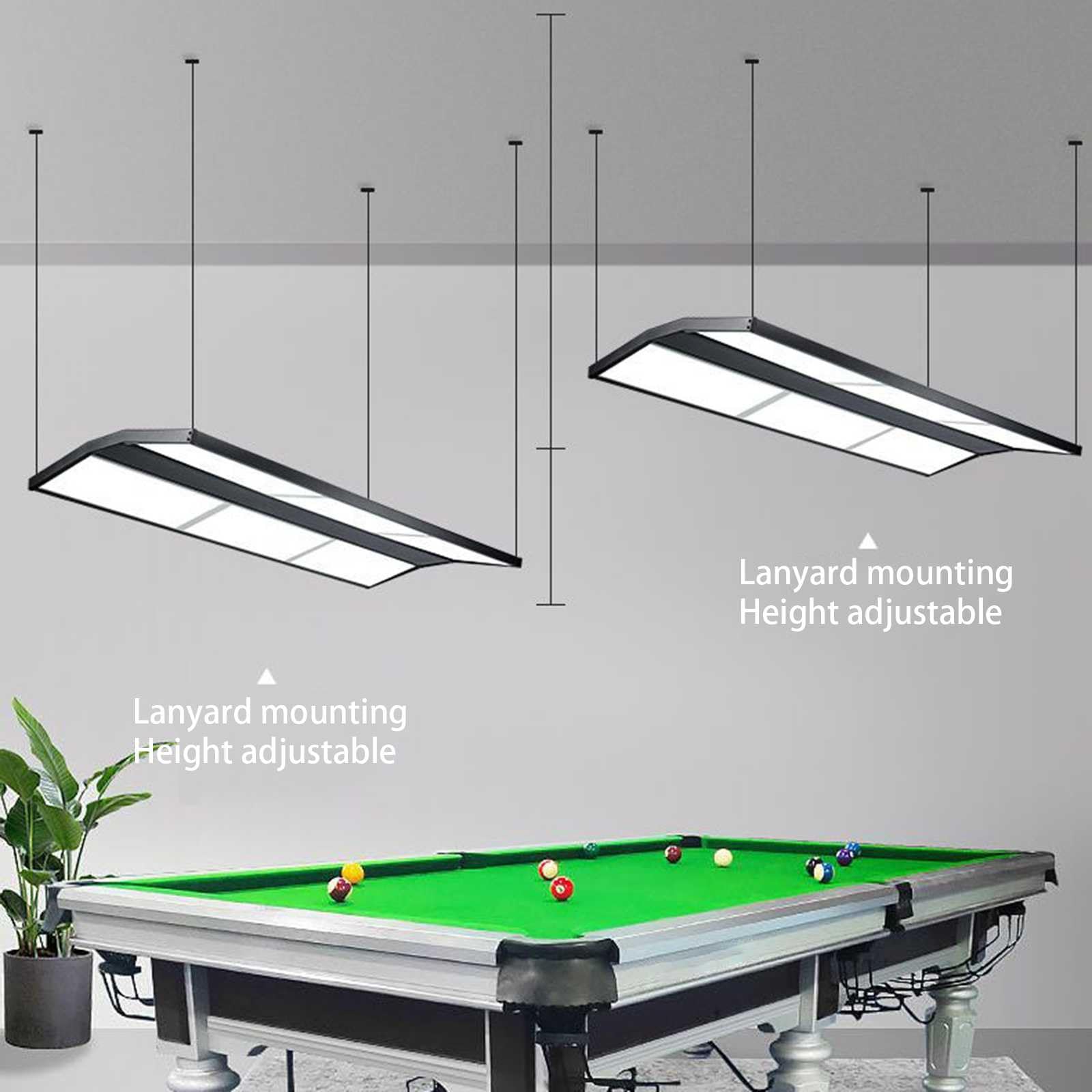 Proper Height For Pool Table Light Amazon.com: FEMILA 4 Light Pool