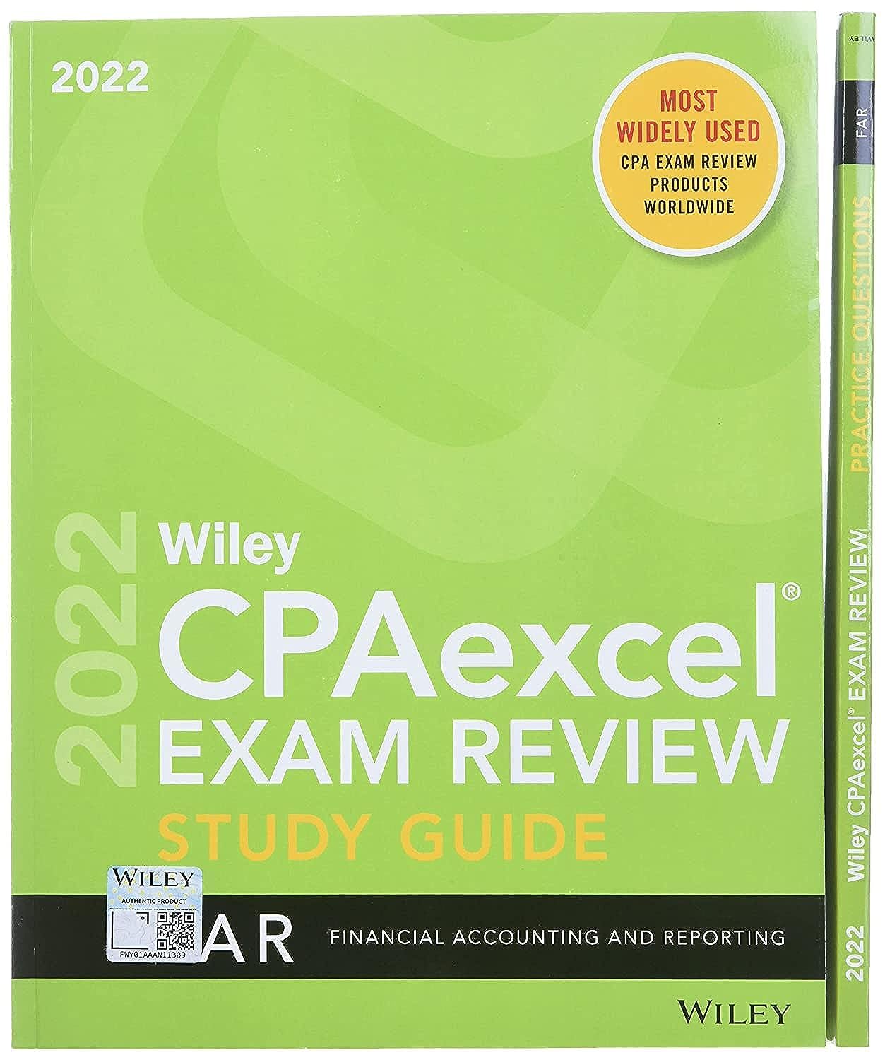 Wiley's CPA 2022 Study Guide + Question Pack: Financial Accounting and ...