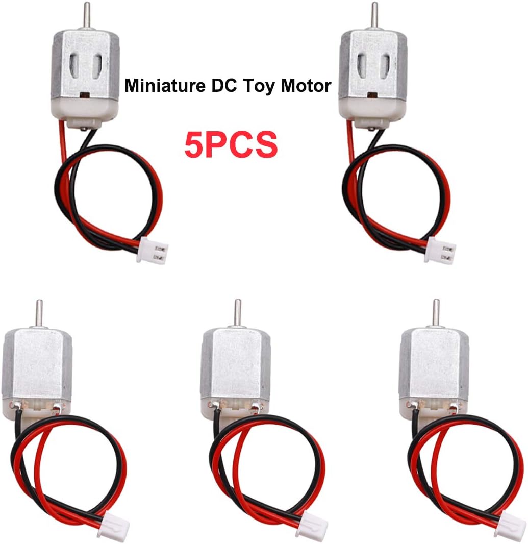 Buy mxuteuk 5Pcs 1V-6V DC 130 Type Motor Mini Electric Motor Micro Toy ...