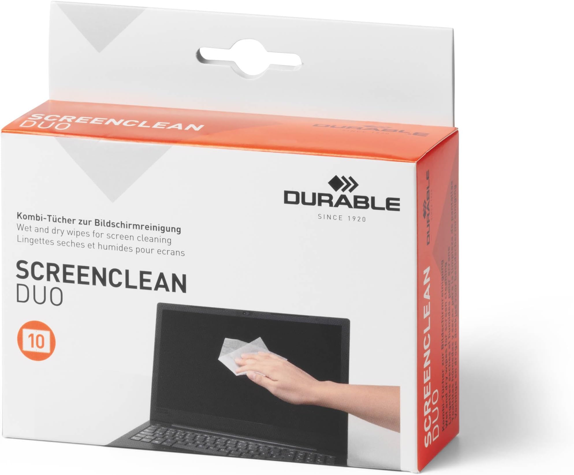 5 Star Screen Cleaning Duo Sachets Pairs of Wet and Dry Wipes [Pack of ...
