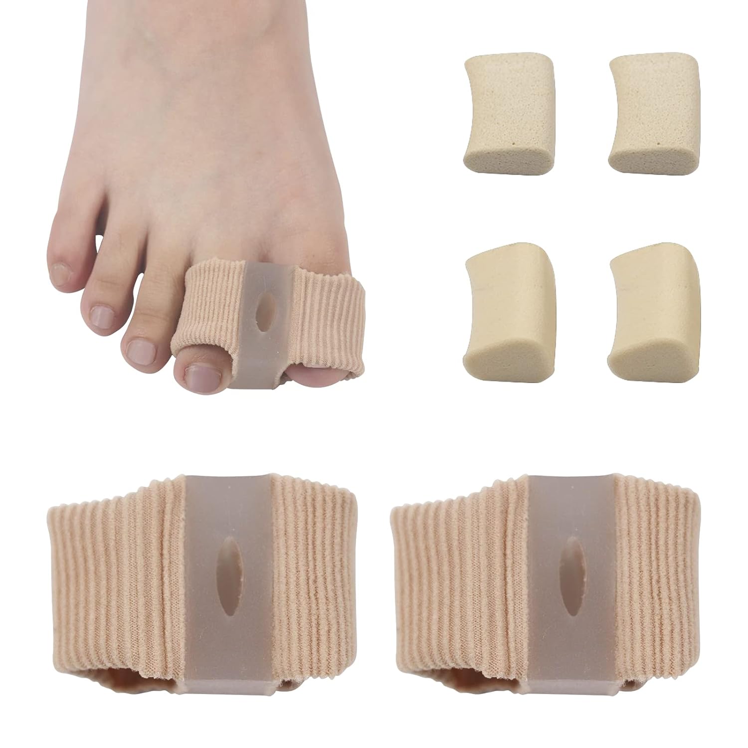 Amazon.com: BIGGCOOL Bunion Corrector Toe Separators for Overlapping ...